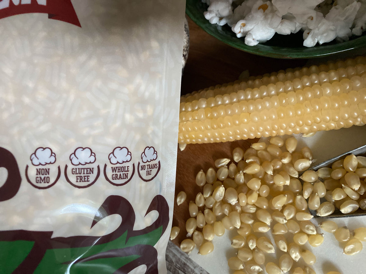 White Butterfly Popcorn, 3 lb (48 oz) pouch – Free Day Popcorn Company